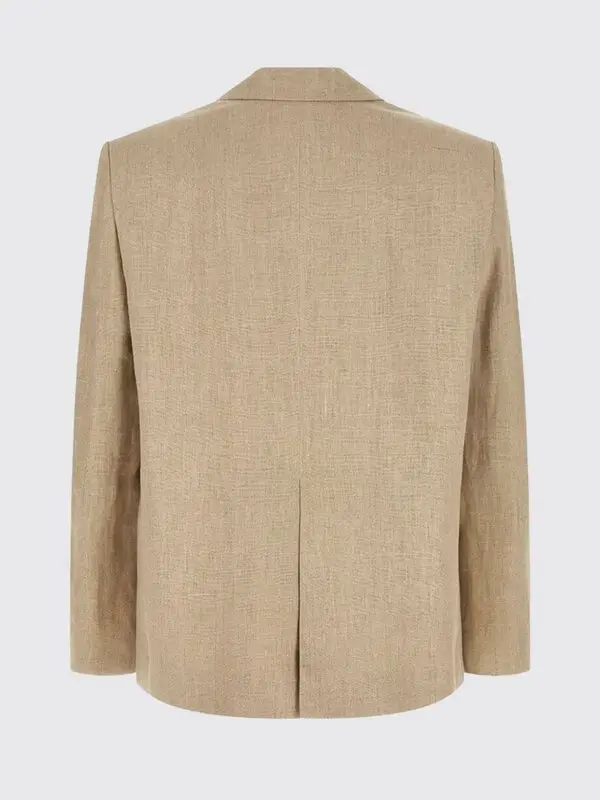 Séfr Double-breasted Blazer In Linen