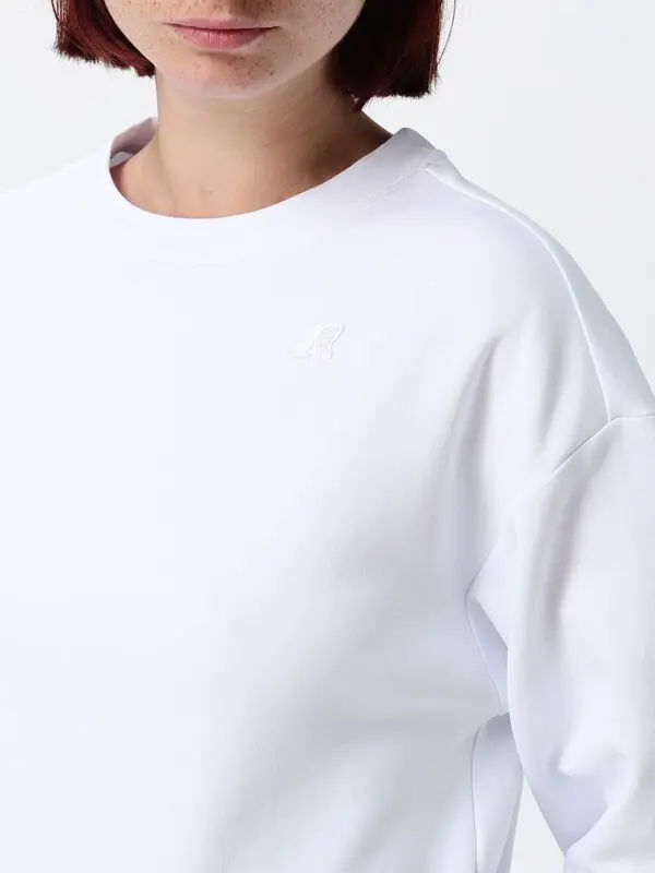 K-WAY Slim Fit Interlock Crewneck Sweatshirt With Logo