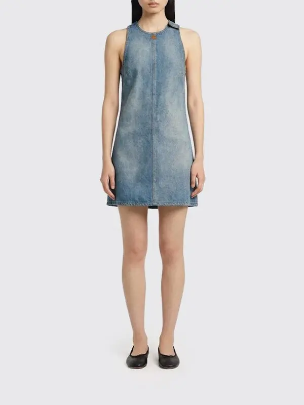 COURREGES Cotton Mini Dress