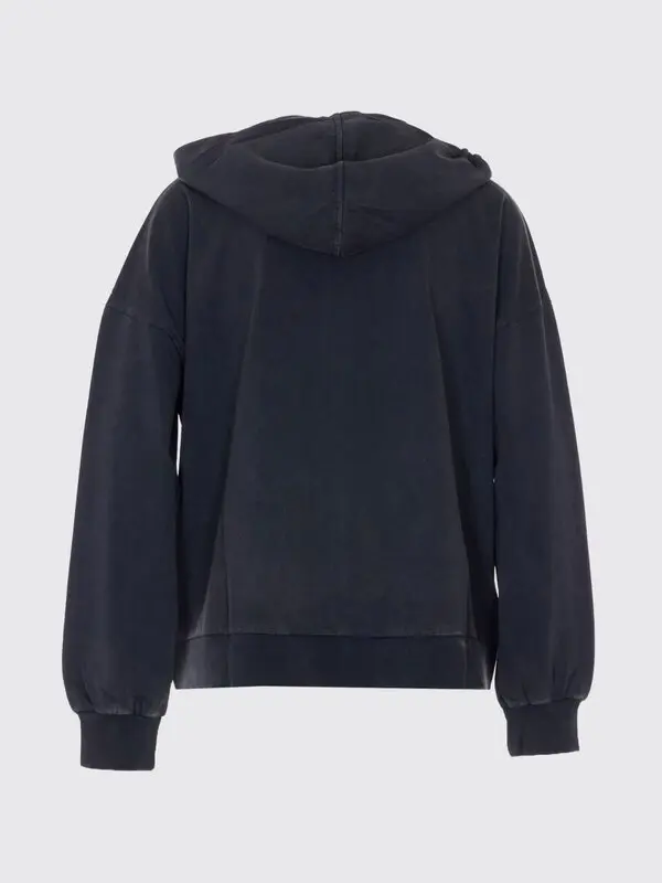 Liu Jo Hoodie With Rhinestones - Black
