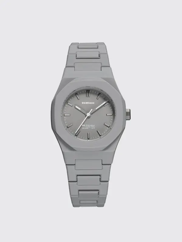 D1 MILANO Polycarbonate Watch With Steel Case And Sapphire Glass - Grey