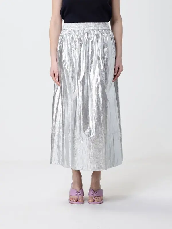Tibi Laminated Technical Fabric Skirt