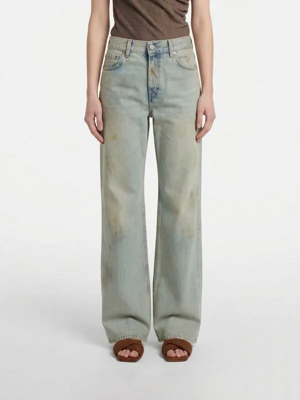 HAIKURE Used Effect Denim Jeans