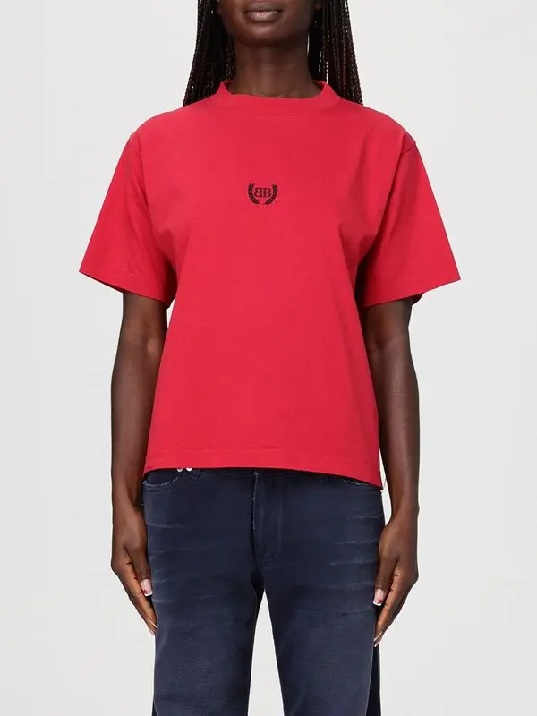 Balenciaga Embroidered Logo T-shirt