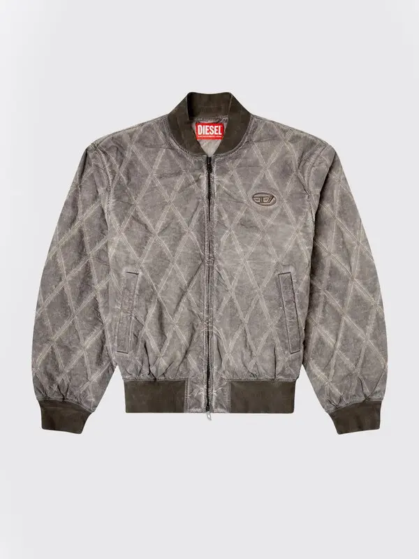 DIESEL® Diamond Quilted Bomber Jacket