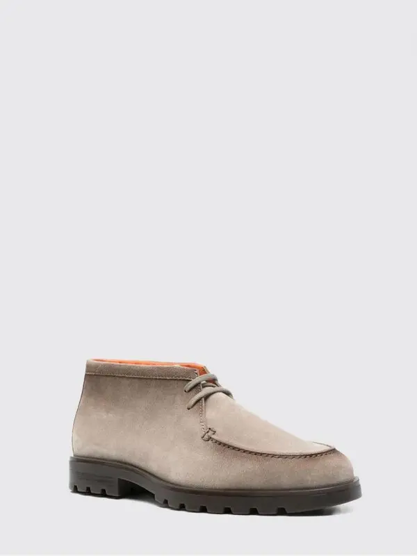 Santoni Suede Ankle Boots