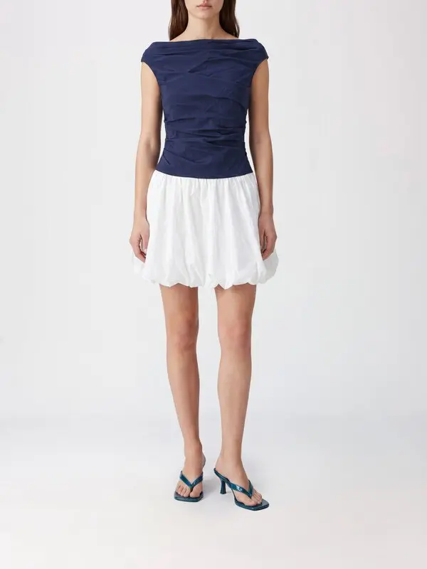 Simkhai Cotton Blend Mini Dress