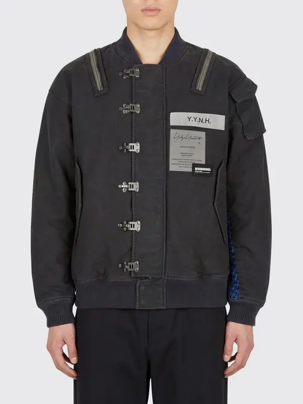 Yohji Yamamoto Printed Cotton Bomber Jacket