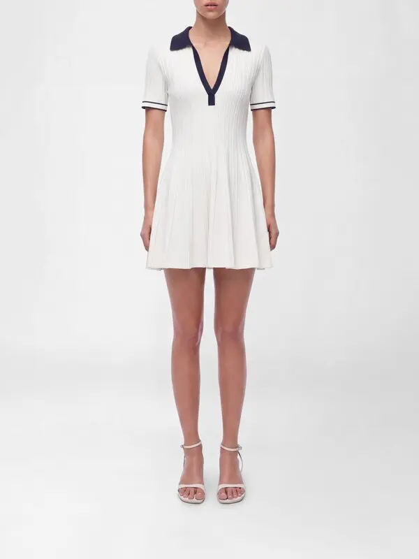 Simkhai Page Polo Dress In Viscose Blend