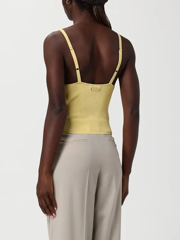 Armani Exchange Ribbed Knit V-neck Top