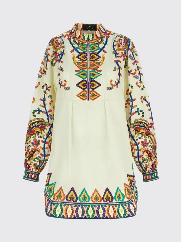 Etro Paisley Cotton Tunic Dress