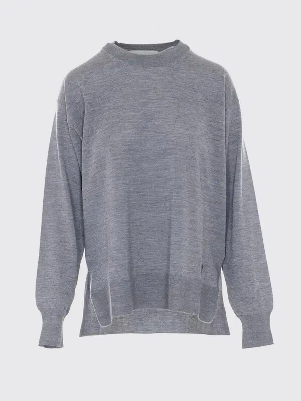 AMI Paris Crew-neck Wool And Silk Pullover