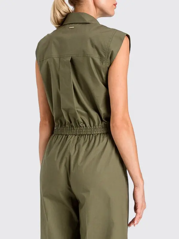 TWINSET Sleeveless Cotton Shirt - Green