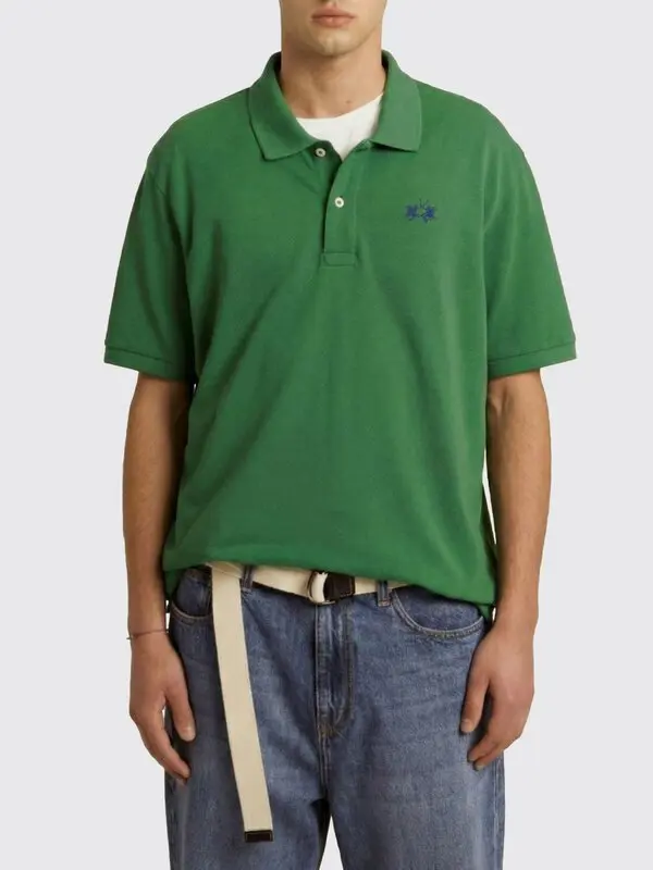 LA MARTINA Cotton Polo Shirt With Logo