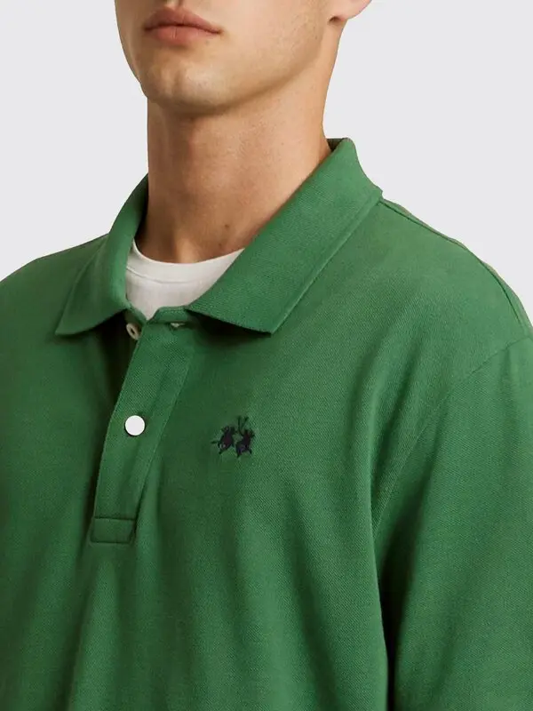 LA MARTINA Cotton Polo Shirt With Logo