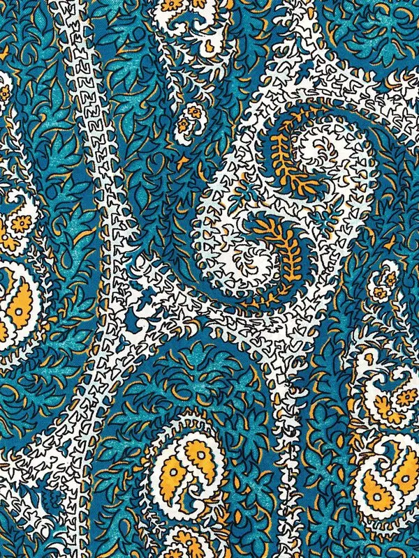 Etro Paisley Print Silk Scarf