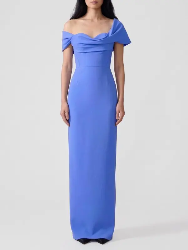 Carolina Herrera Crêpe Long Dress