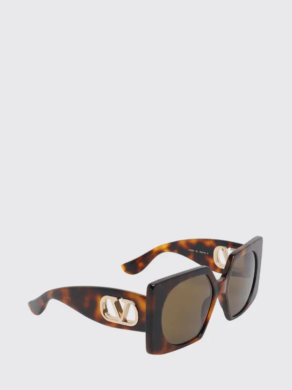 Valentino Garavani Vlogo Signature Square Sunglasses - Brown