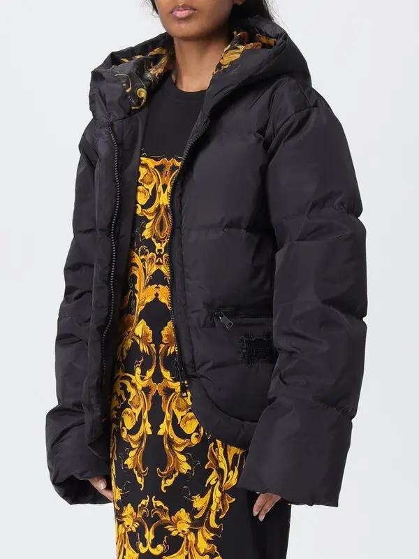 Versace Puffer Jacket With Hood