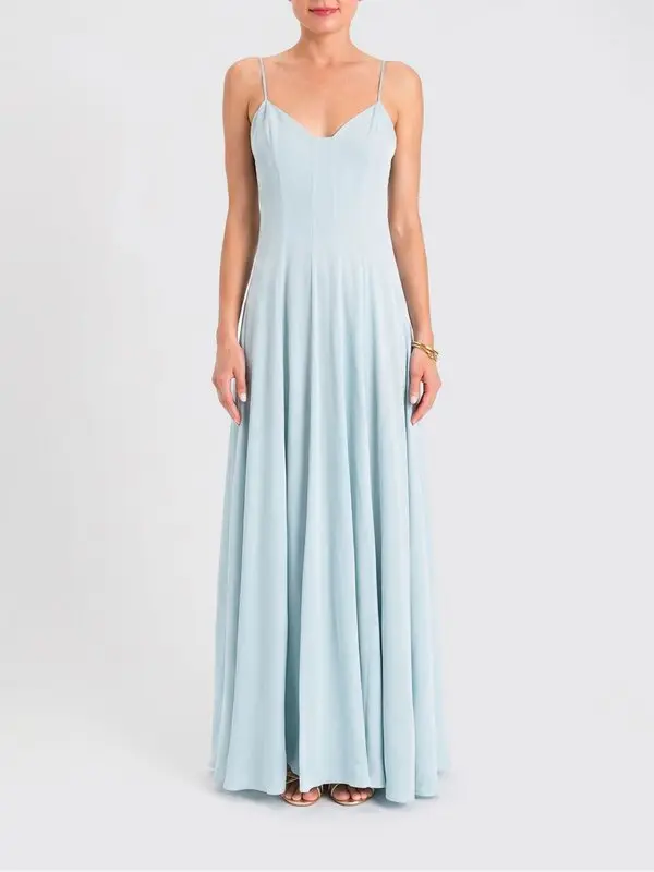 TWINSET Long Dress In Crêpe