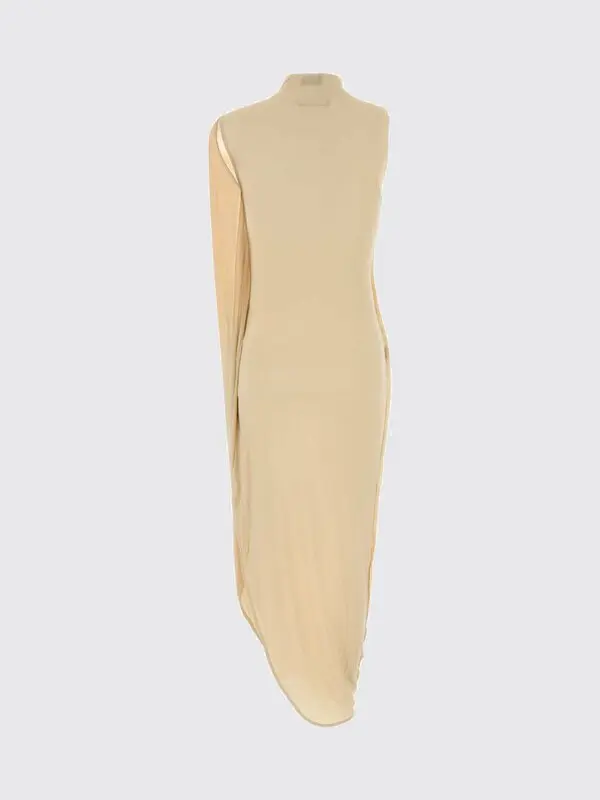 JEAN PAUL GAULTIER Asymmetrical One-shoulder Corset Midi Dress - Nude