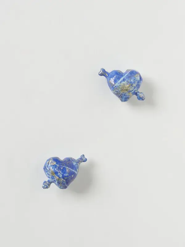Sunnei Heart Earrings - Silver