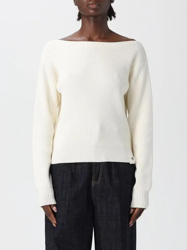 Victoria Beckham Ribbed Boat Neck Jumper