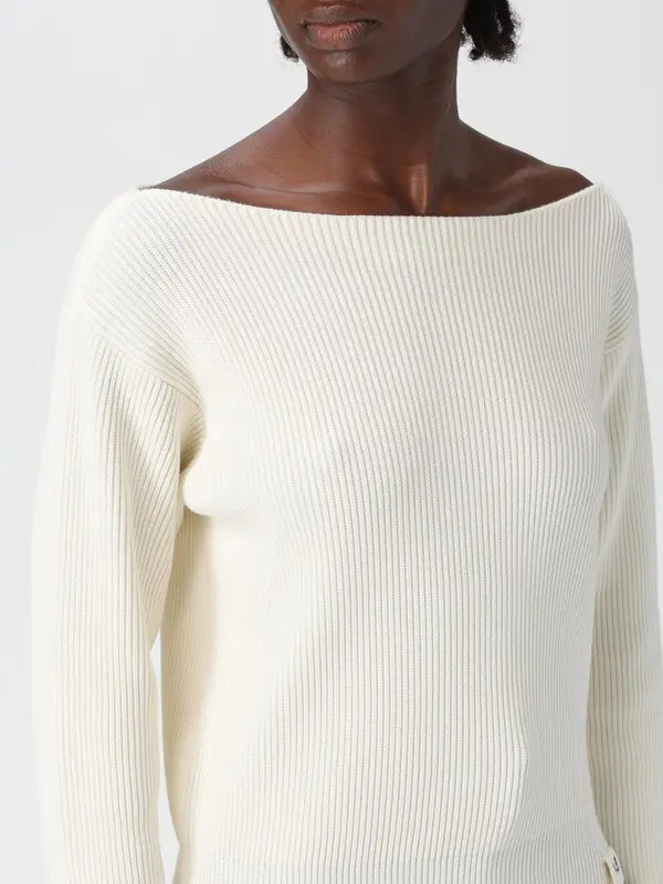 Victoria Beckham Ribbed Boat Neck Jumper