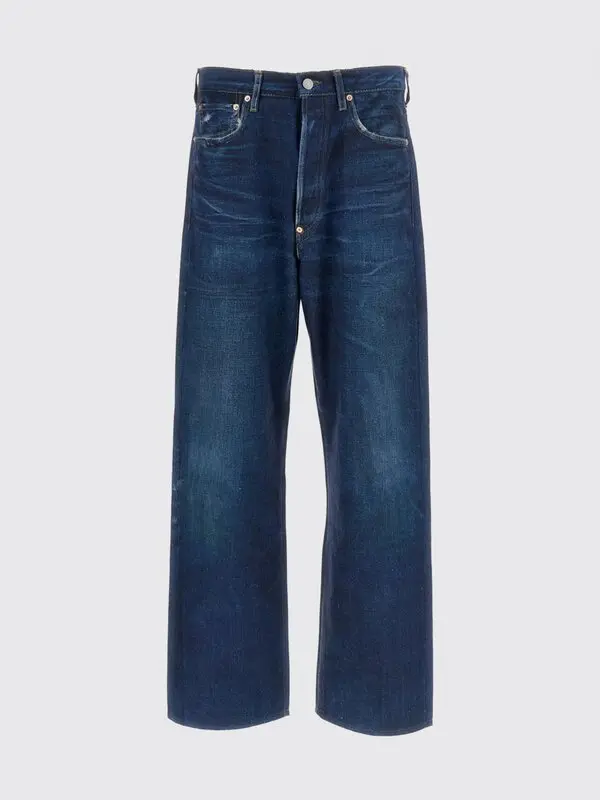 JUNYA WATANABE X LEVI'S Straight Fit Linen Blend Denim Jeans
