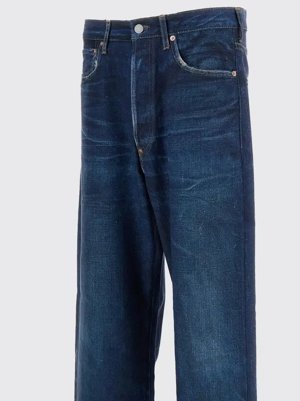 JUNYA WATANABE X LEVI'S Straight Fit Linen Blend Denim Jeans