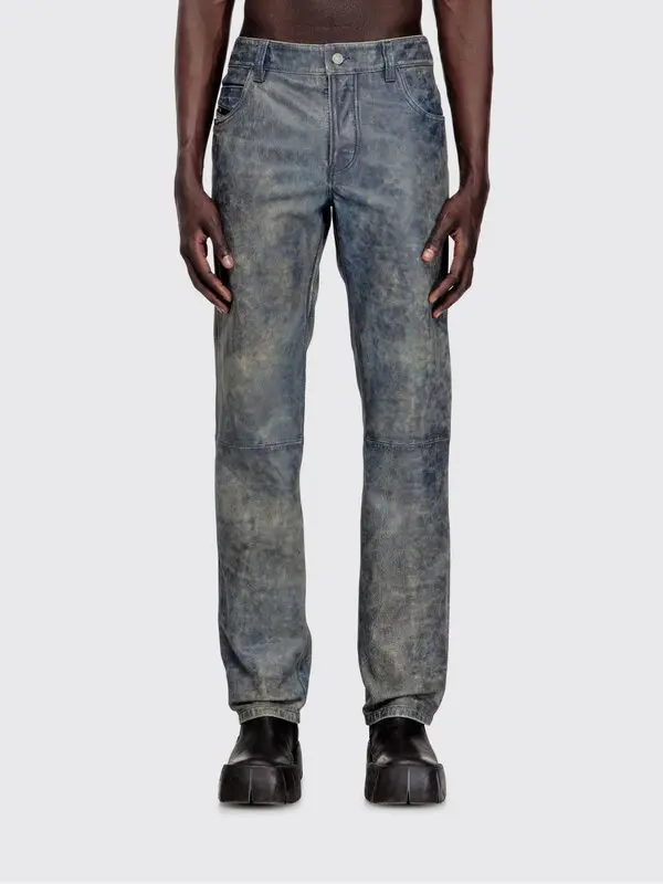 DIESEL® P-vyll-gmbw Leather Effect Trousers