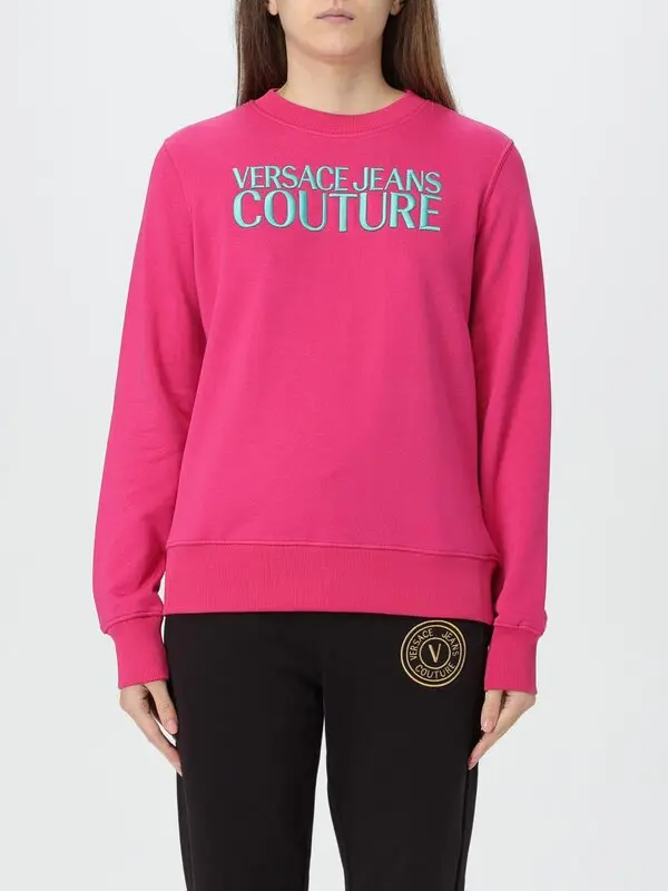 Versace Logo Sweatshirt - Fuchsia