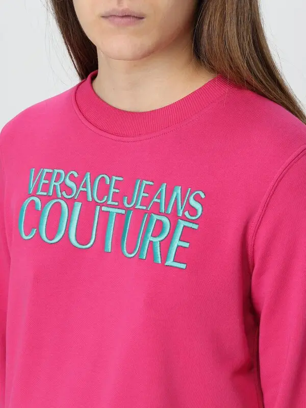 Versace Logo Sweatshirt - Fuchsia