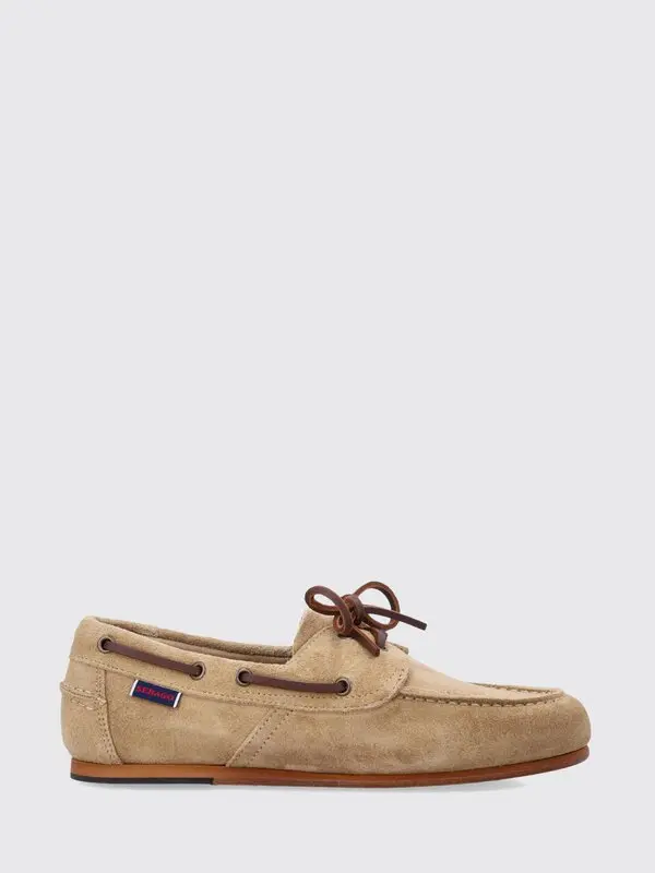 SEBAGO Suede Boat Loafers - Dove Grey