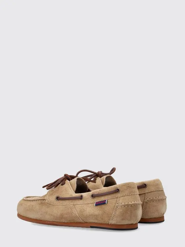 SEBAGO Suede Boat Loafers - Dove Grey
