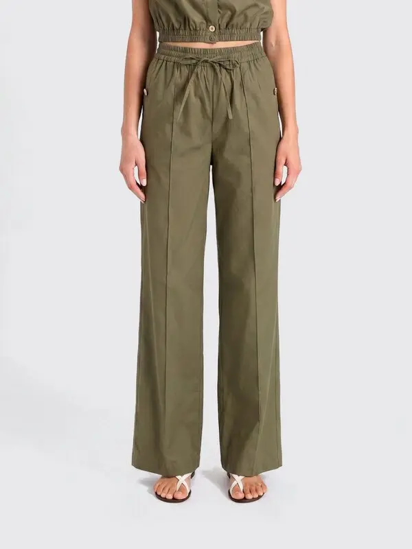 TWINSET Palazzo Trousers In Cotton
