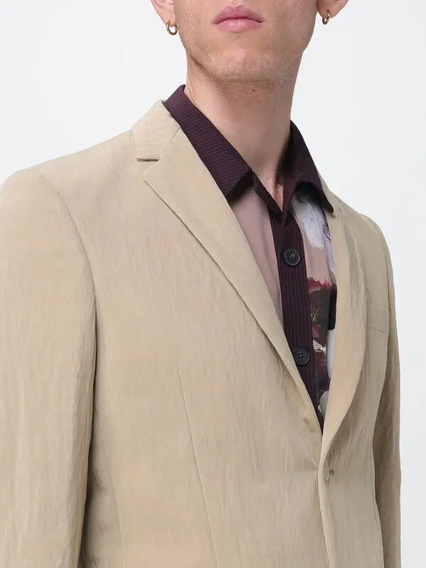 Antonio Marras Single-breasted Lyocell Blazer With Notch Lapels