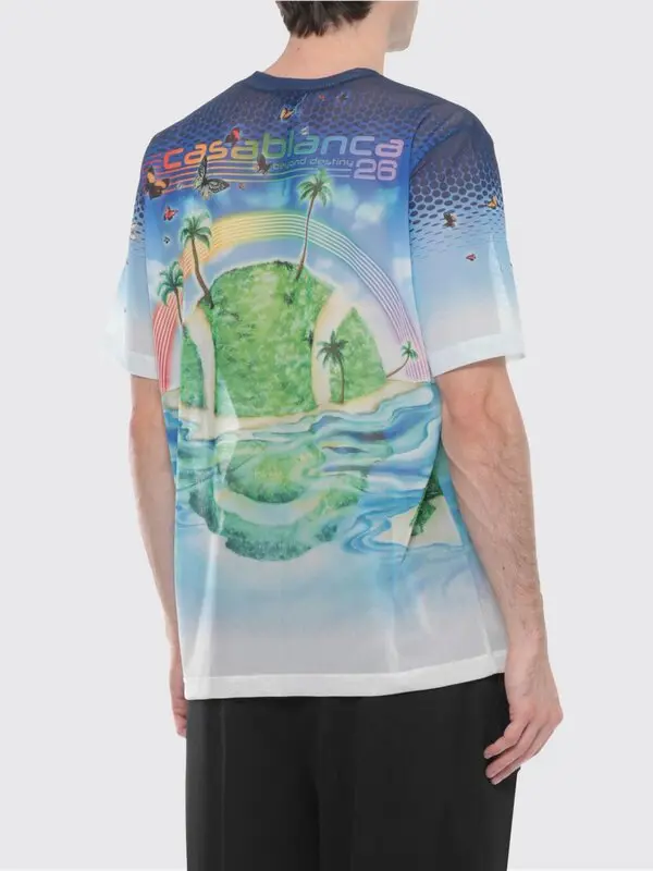 Casablanca Printed Technical Fabric T-shirt