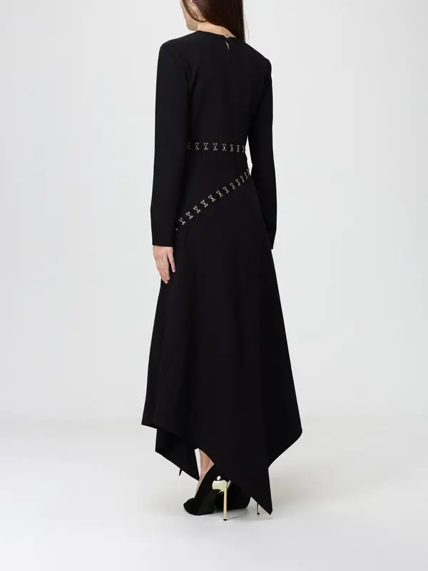 Just Cavalli Long Sleeve Asymmetrical Hem Dress