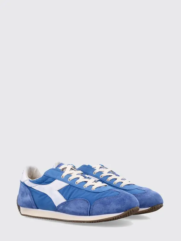 DIADORA Suede And Nylon Low Top Lace-up Sneakers - Sky