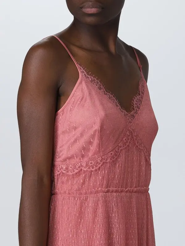 TWINSET Tiered Lace Dress