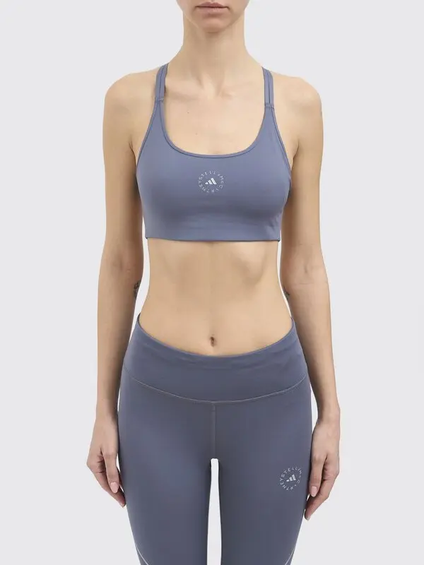 Adidas By Stella McCartney Cropped Technical Fabric Top