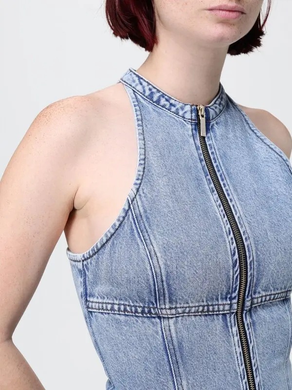 Armani Exchange Denim Maxi Dress