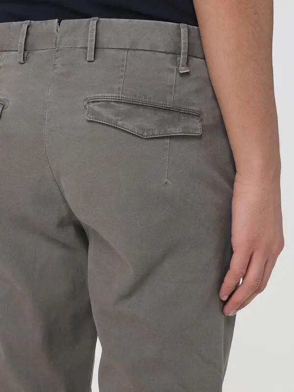 PT TORINO Cotton Blend Stretch Chino Trousers - Beige