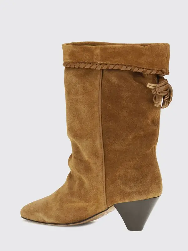 Isabel Marant Étoile Dalby Suede Boots With Cone Heel