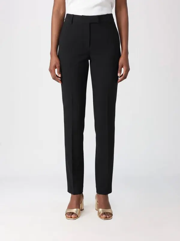 Alberto Biani Slim Fit Technical Crêpe Chino Trousers - Black