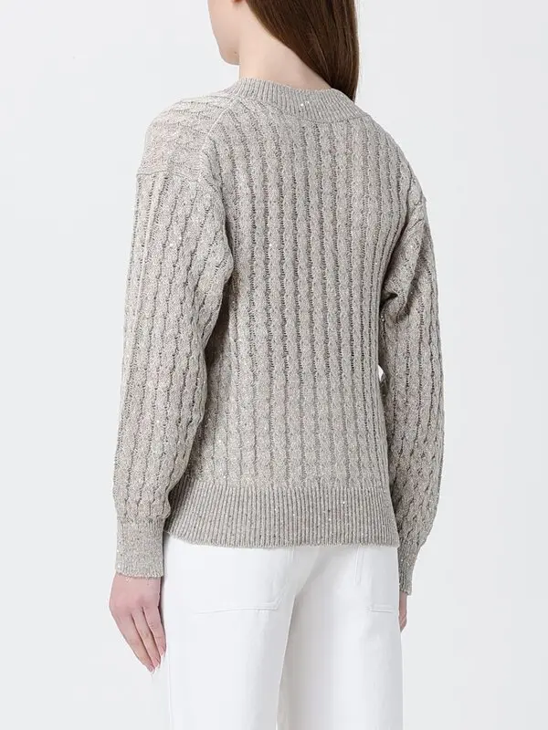 Brunello Cucinelli Linen V-neck Knit