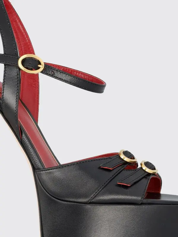 Valentino Garavani Crasher Leather Stiletto Platform Sandals
