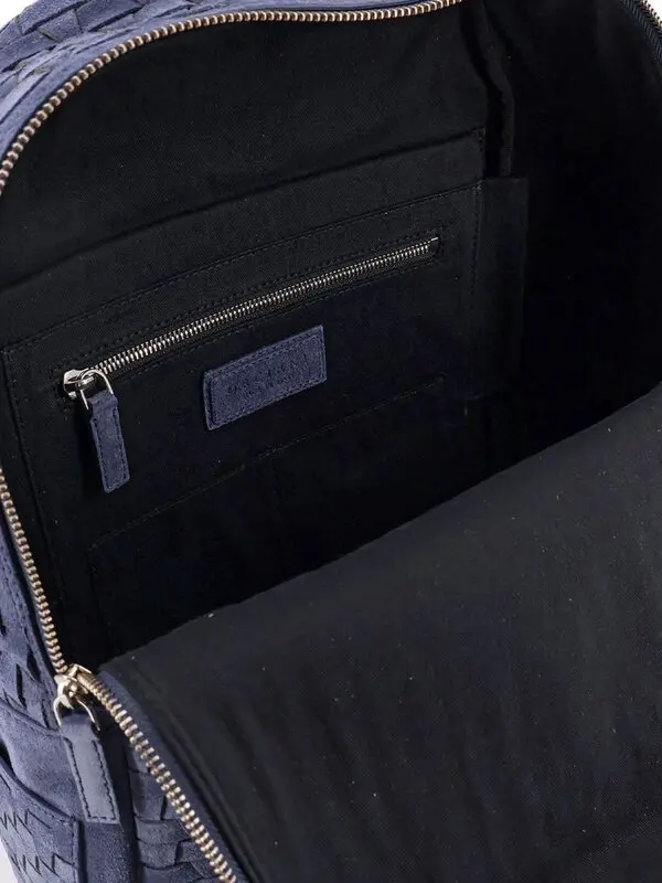 Orciani Laio Micron Woven Suede Backpack