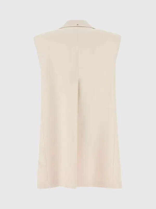 Sportmax Campale Stretch Crepe Vest - Ivory